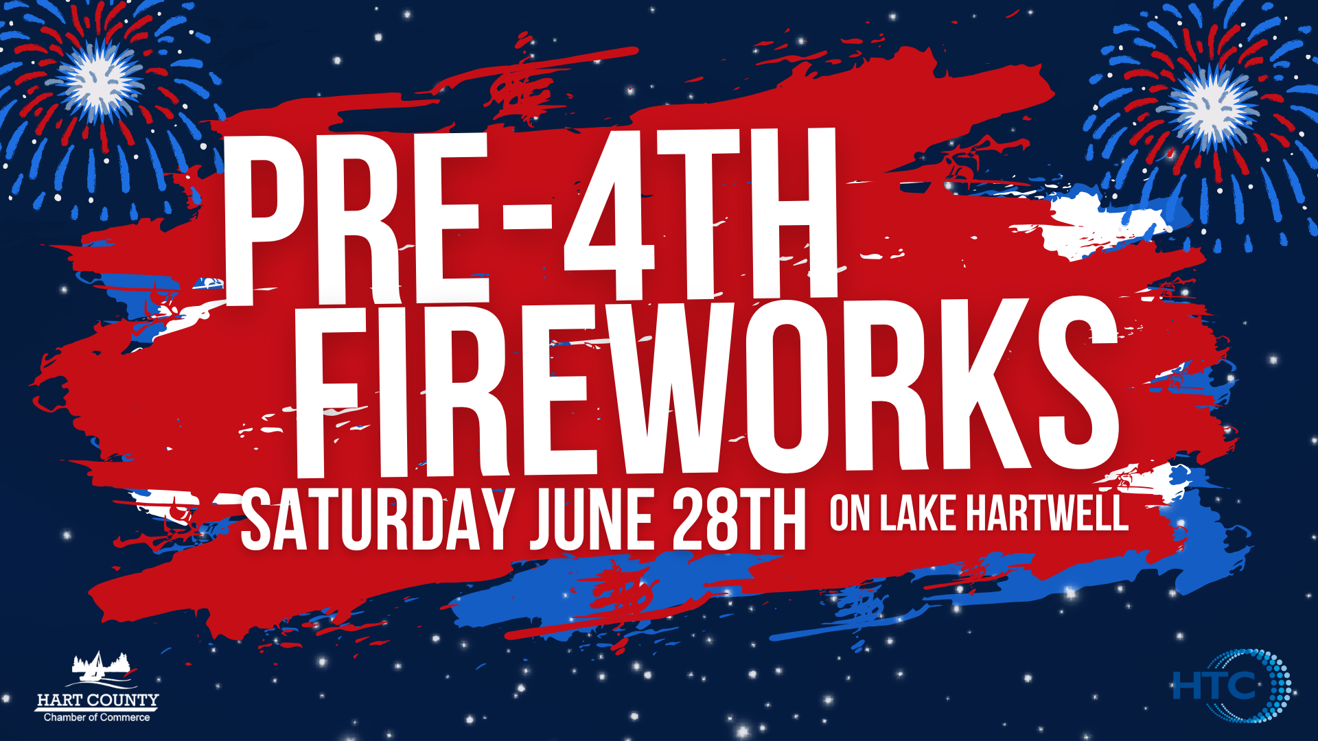 Pre 4th Fireworks on Lake Hartwell - 92.1 WLHR