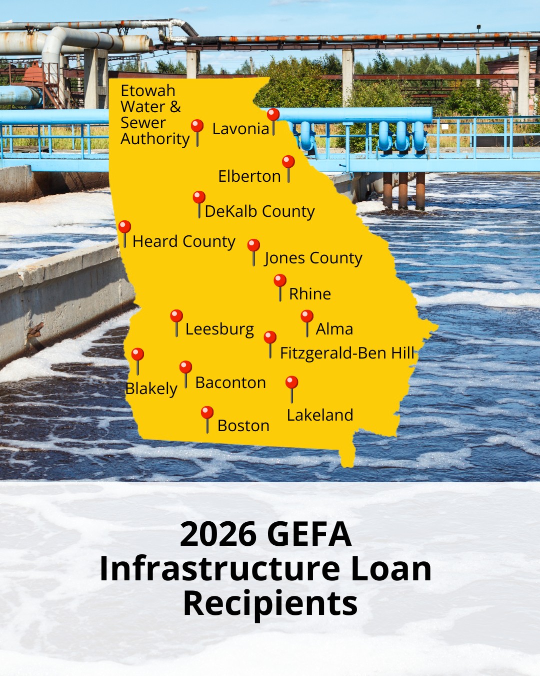 Lavonia One of 9 Georgia Cities Receiving GEFA Water/Sewer, Solid Waste ...